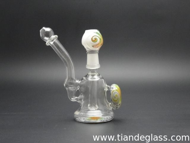 High-quality color change Chinese Popular glass bongs glass oil rigs Wp031