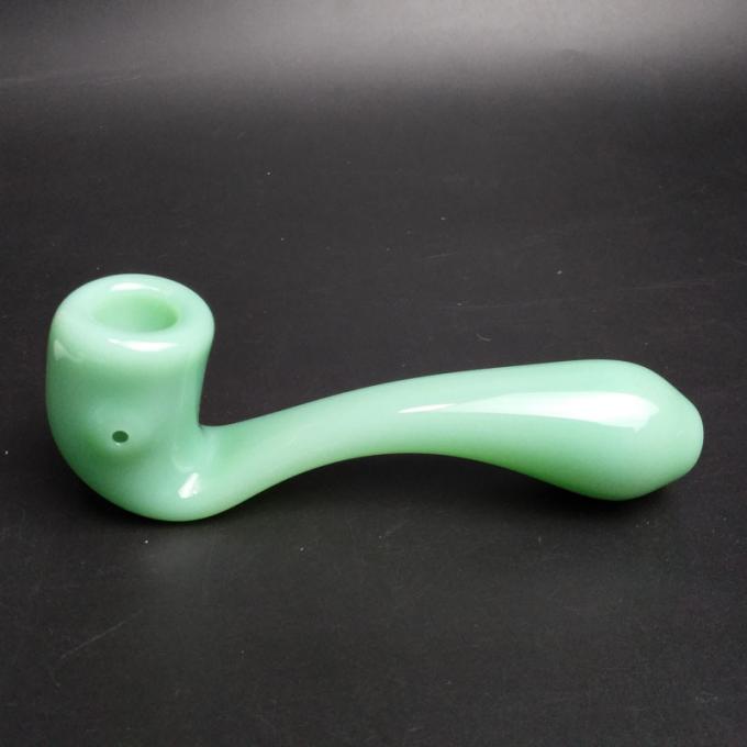 140mm 5.5 Inch Long Big Labs Heady Glass Sherlock Glass Hand Pipe ...